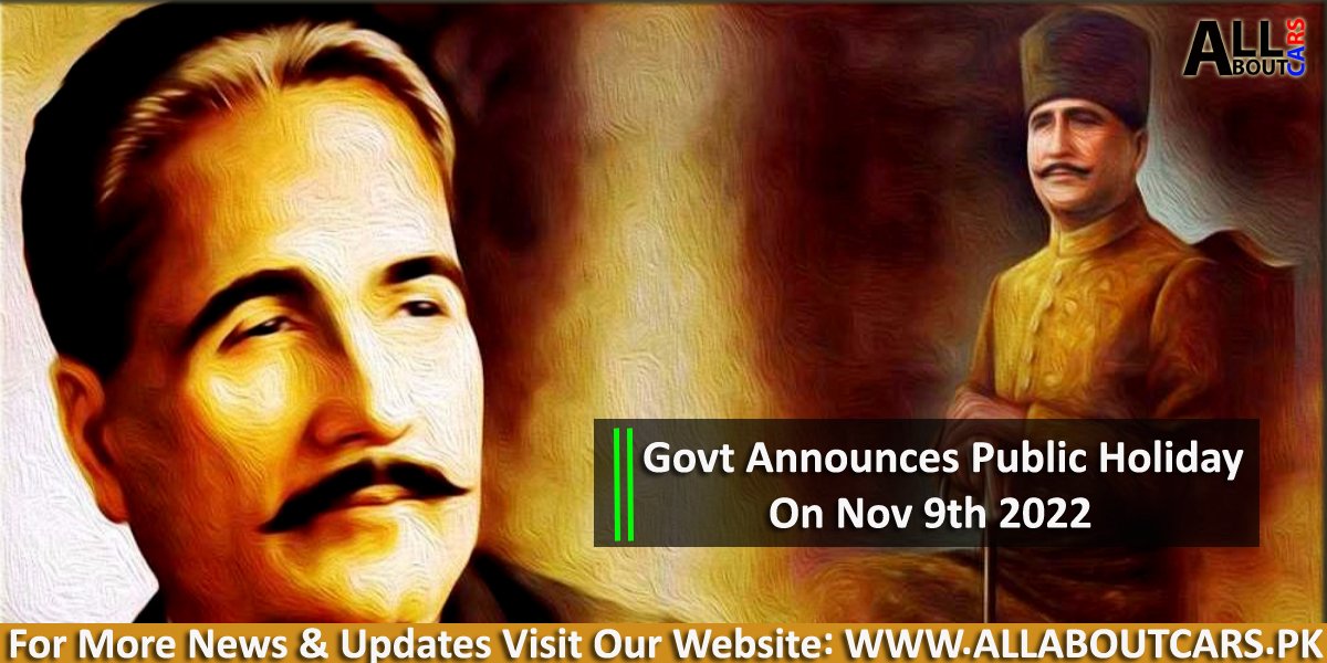 Iqbal Day: The Government Declares A Holiday On November 9 - Cars,Bikes ...